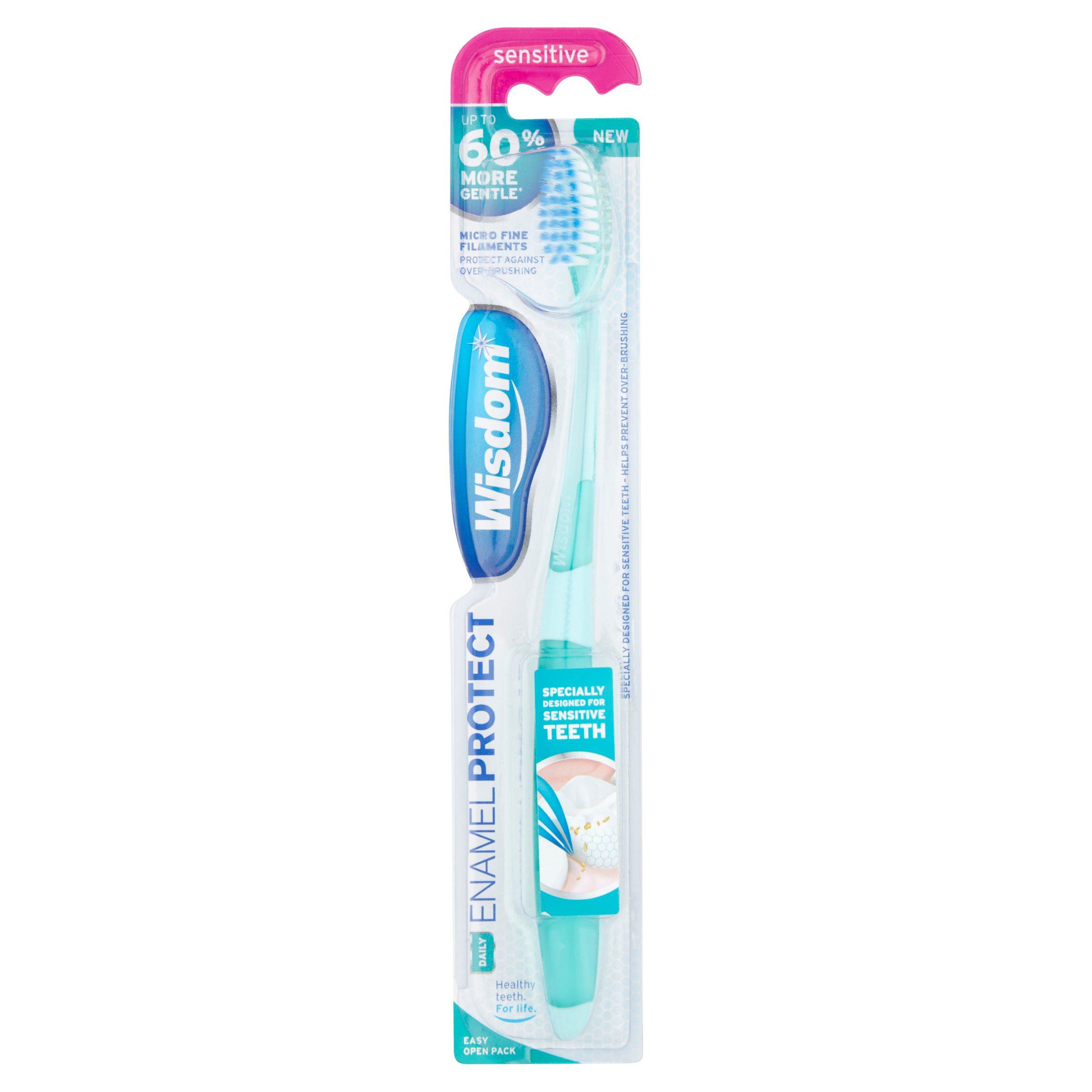 Wisdom Daily Enamel Protect Sensitive Toothbrush | Guernsey Online ...