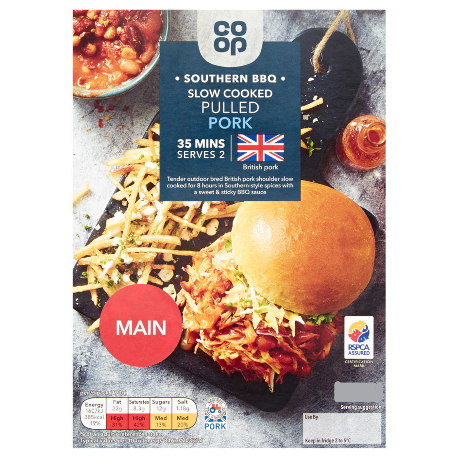 Co-op Co-op BBQ Pulled Pork 360G | Guernsey Online Groceries | Channel Islands Cooperative Society