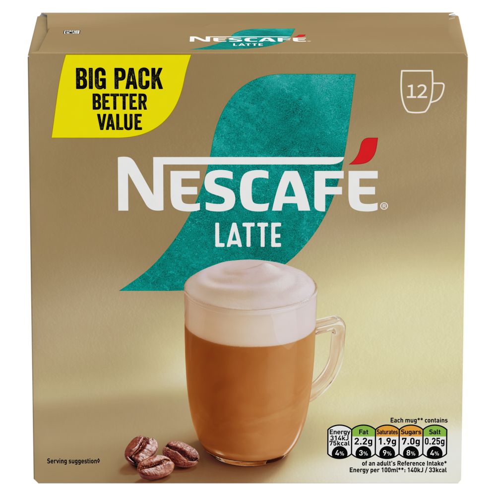 Nescafe Latte Instant Coffee Sachet | Guernsey Online Groceries ...
